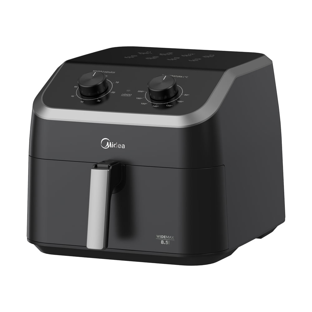 Fritadeira Air Fryer 8,5L Wide Max Cyclone Preta | Midea